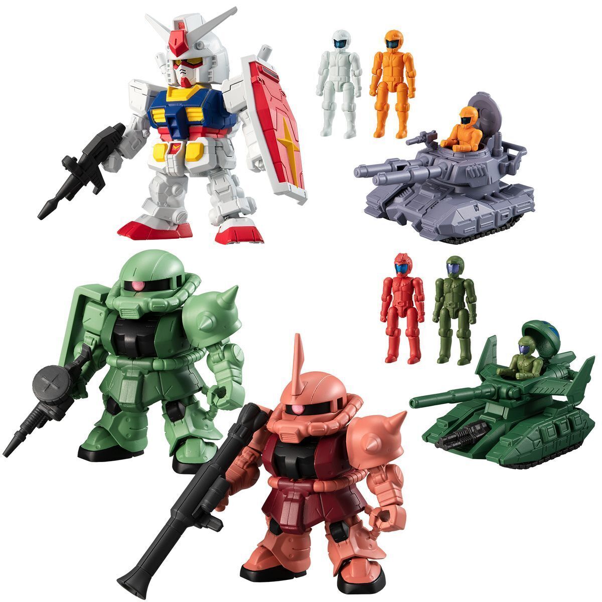 「このフィギュア…開くぞ！」機動戦士ガンダム食玩フィギュアに新シリーズ『マイクロウォーズ』が登場！！